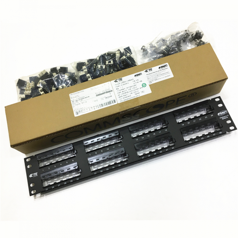 Patch panel 48 port CAT6 COMMSCOPE/AMP - Thiết bị An Ninh tại Miền Trung